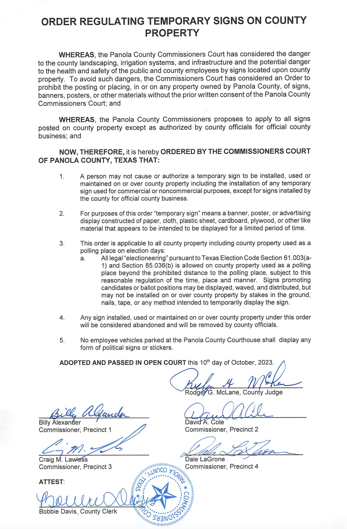 Panola County, Texas